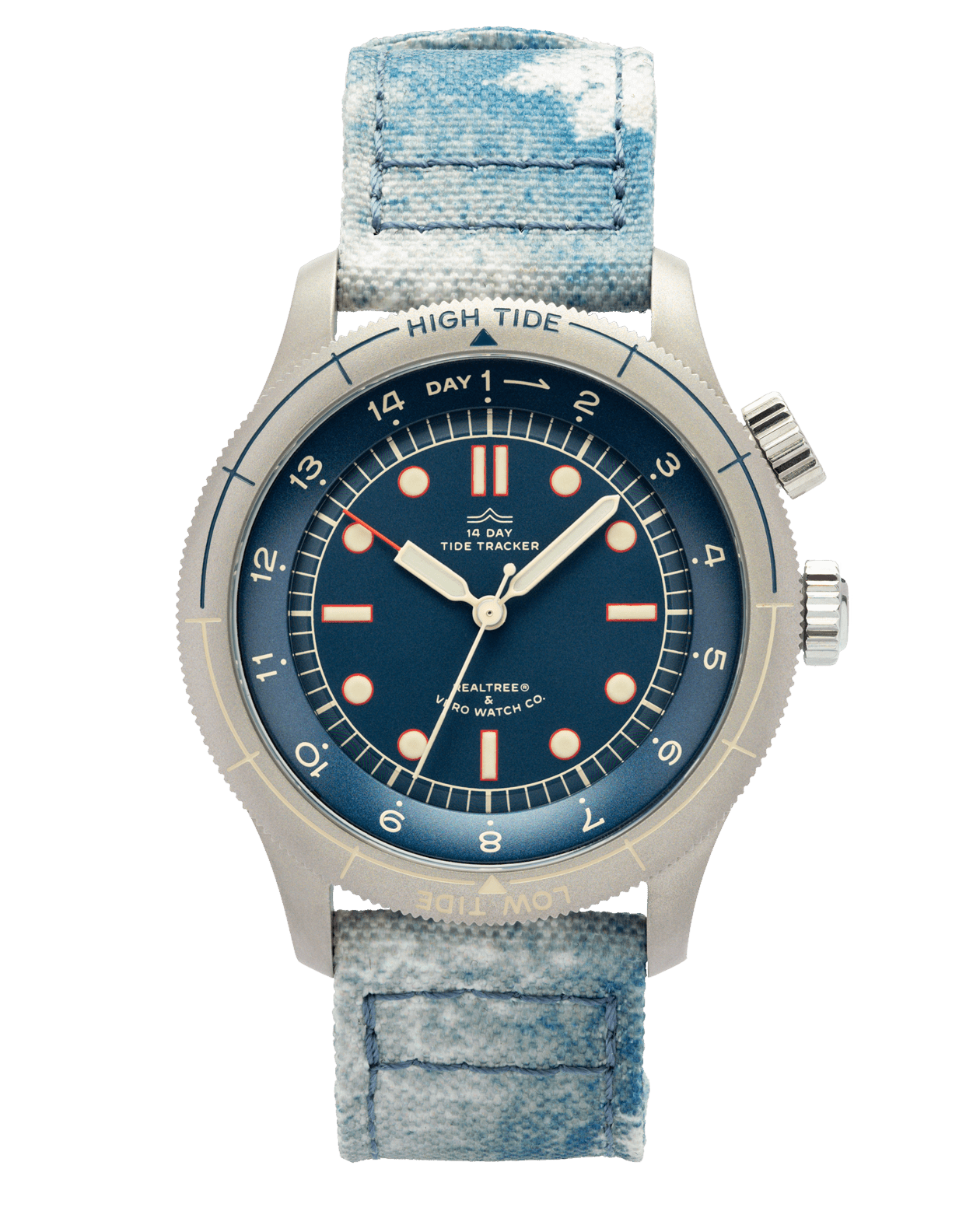 Realtree Tide Tracker Compass Blue – VERO Watch Company